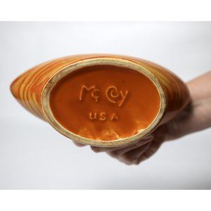Mccoy | Accents | Vintage Mcm Mccoy Harmony Line Orange Planter 96s ...